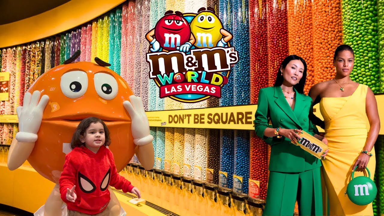 M&M'S World Las Vegas: Free Attraction Walkthrough + Kate Spade M&M ...