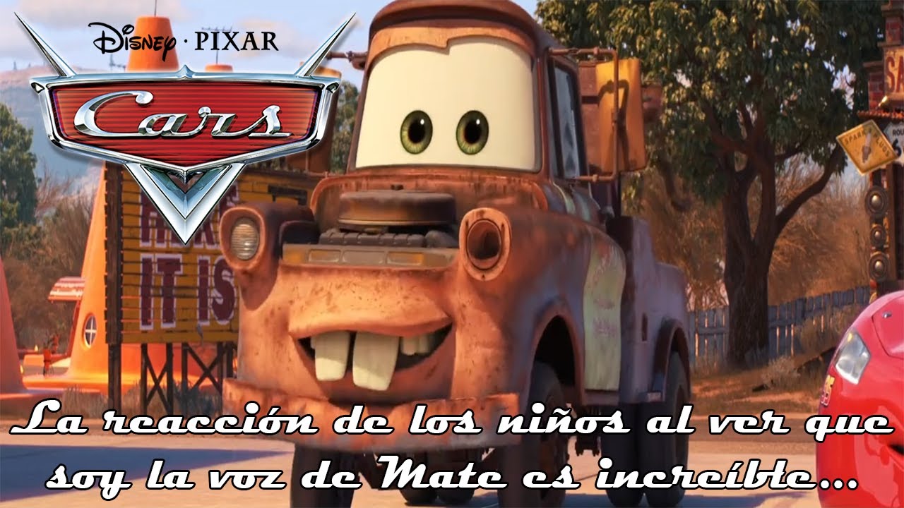 Cars - César Bono cuenta como es la reacción de los niños al oírlo como ...