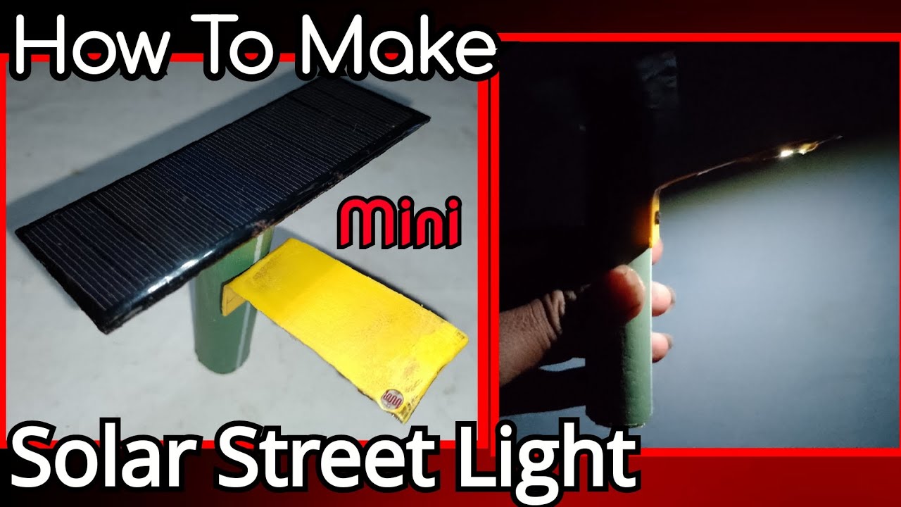 How To Make Miniature Street Light | How To Make Auto On Off Street ...