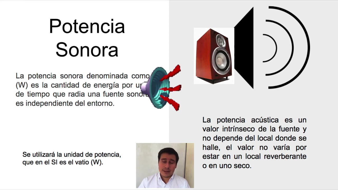 Nivel de Potencia Acústica - Clase 74 del Curso de Acústica Musical ...