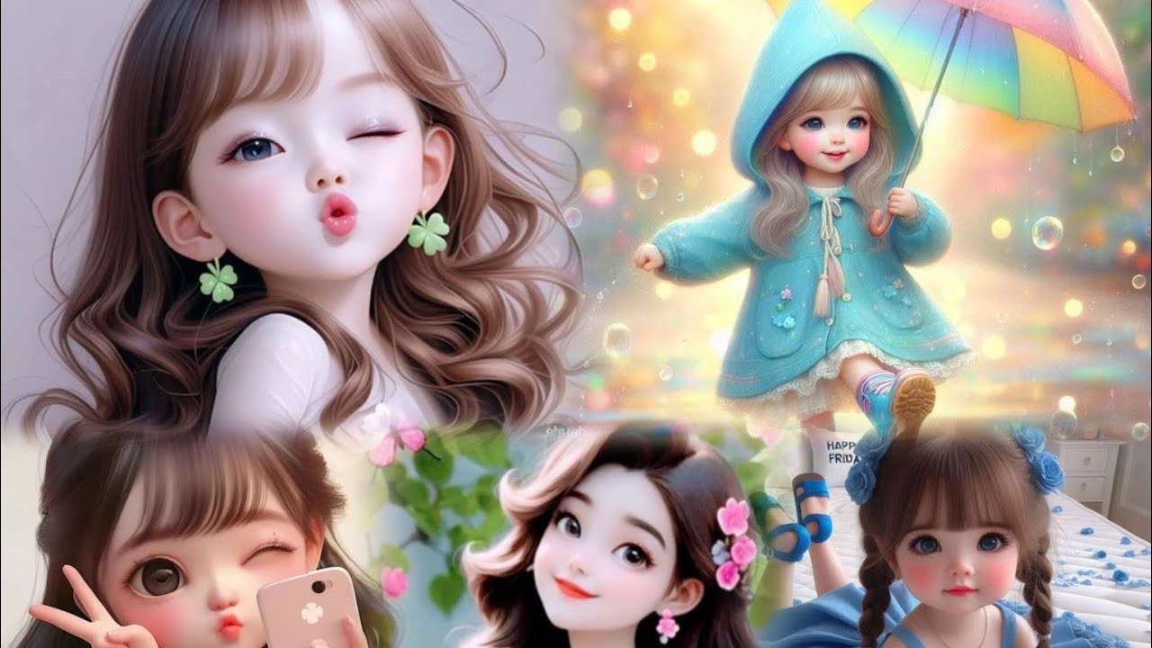 Cute girl wallpaper cute girl HD wallpaper cute girl AI wallpaper - YouTube
