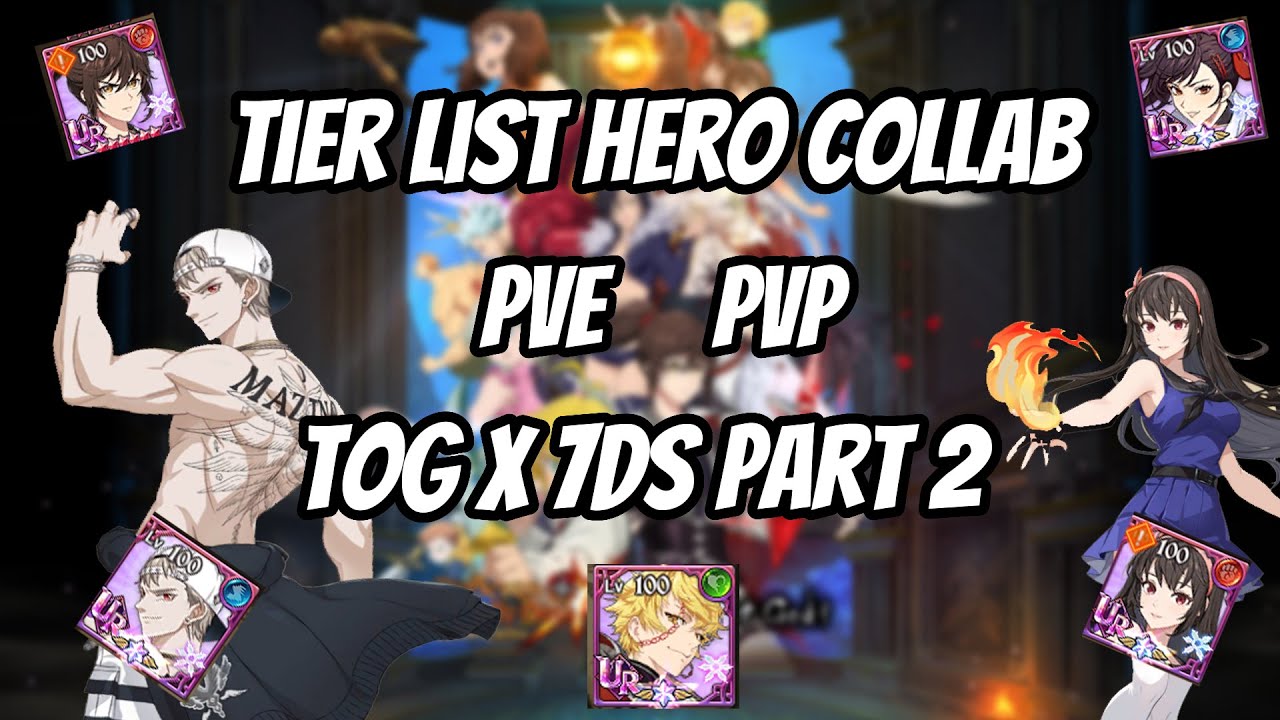 Tier List Seluruh Hero Collab Tower Of God X 7DS Part 2 !! + Penjelasan ...