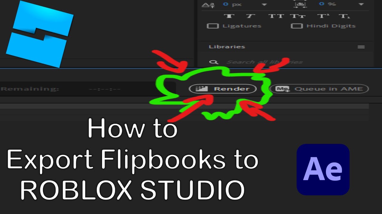 After Effects: How to Export Flipbooks to Roblox Studio - YouTube