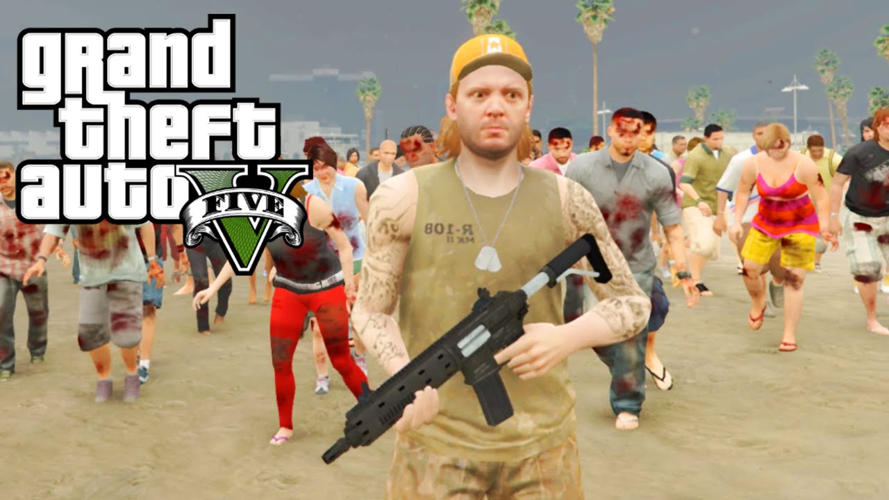 GTA 5 ZOMBIE APOCALYPSE MOD! Zombie Apocalyse Survival Gameplay (GTA 5 ...