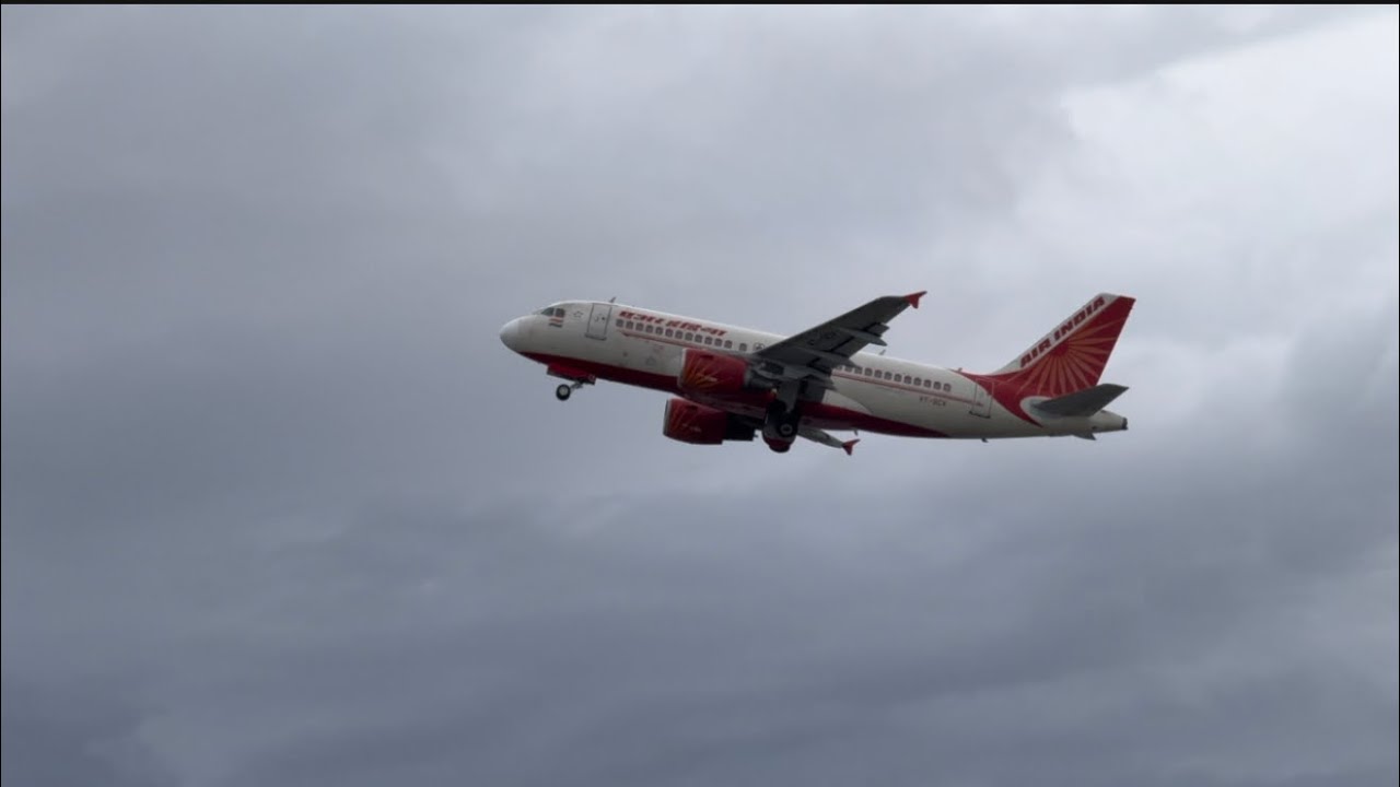 Air India flight take off in Coimbatore airport | Coimbatore Pattanam ...