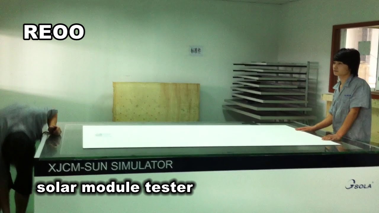Solar module tester for measurement solar panel with sun simulator. www ...