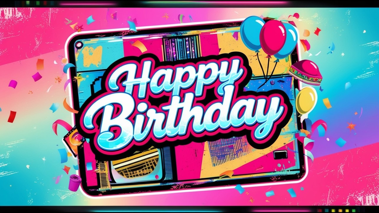 Born to Party – Happy Birthday with 80s/90s Retro Vibes! - YouTube