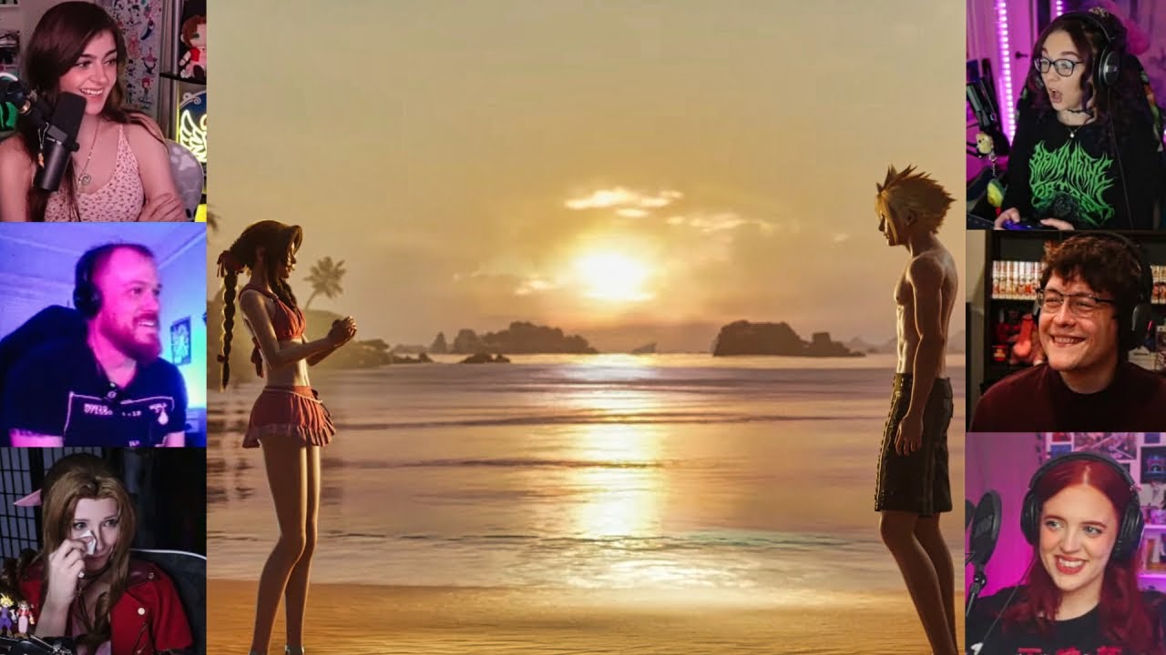 Clerith Streamers React to The Costa del Sol Beach Scene | FF7 Rebirth ...