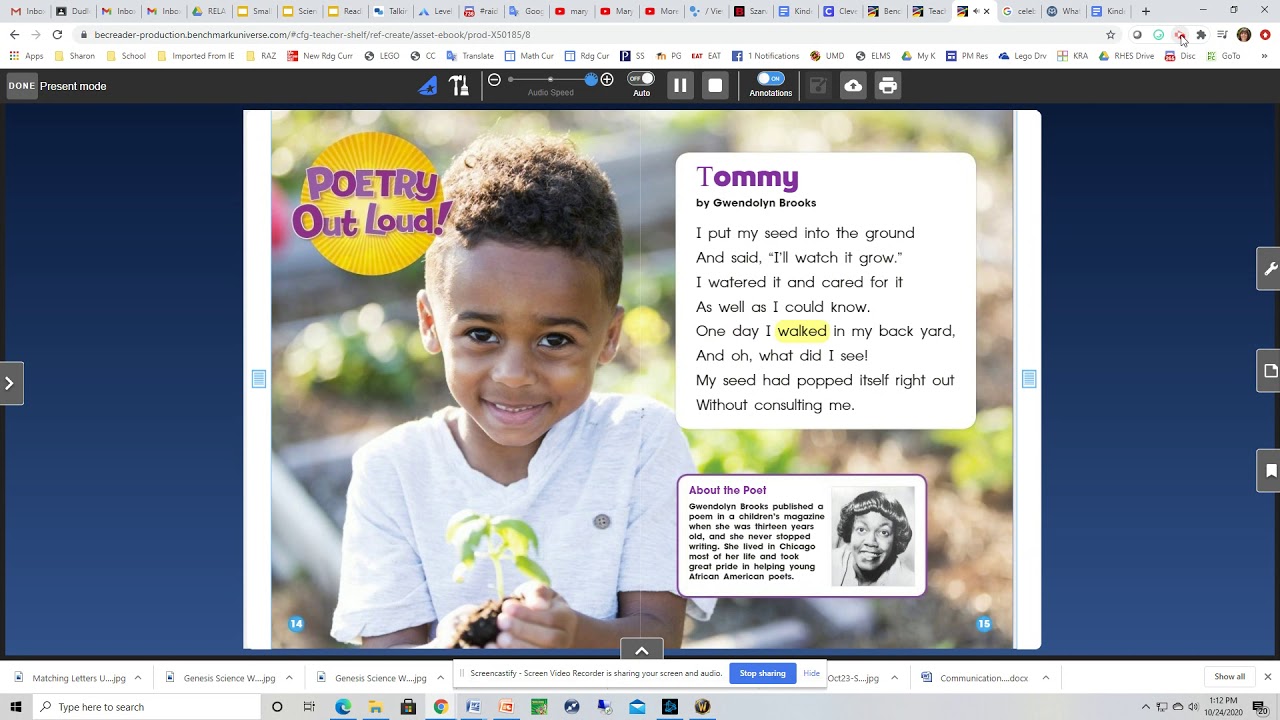 Reading U1C1: Tommy Poem - YouTube