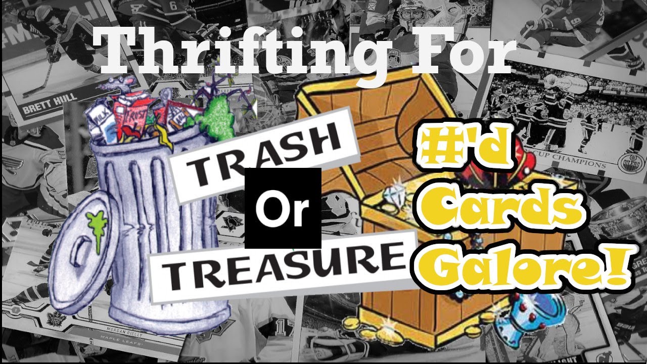 Thrifting for trash or Treasure - Numbered Cards Galore! - YouTube