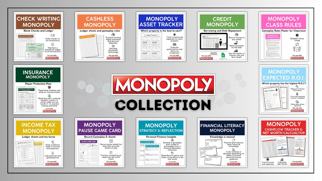 Monopoly Income Tax Teach Money Skills With The FI Educator Monopoly