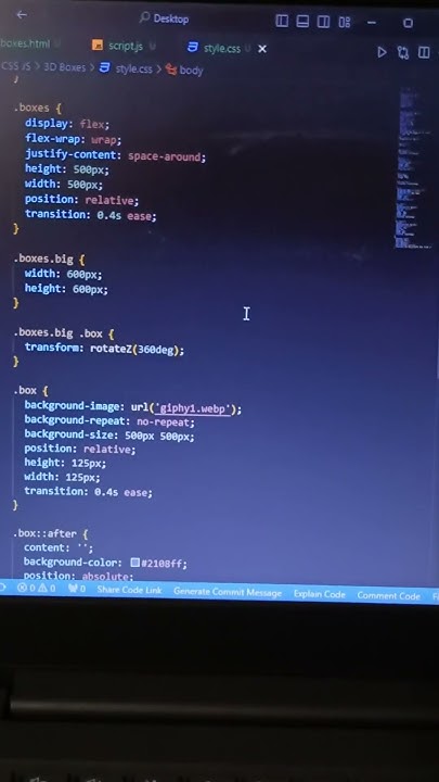 Day 10 3d Boxe Magic With Project In Javascript Language Threejs