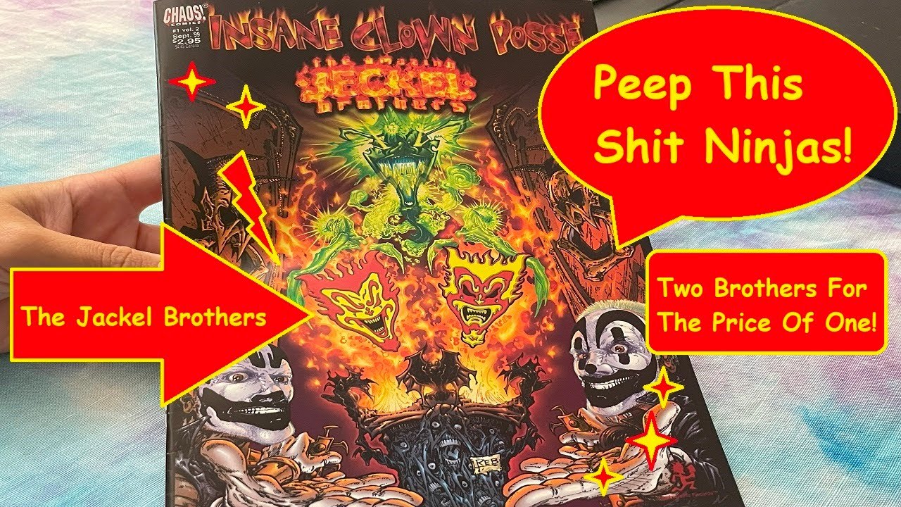 1999 - Insane Clown Posse ''The Amazing Jeckel Brothers'' Chaos Comics ...