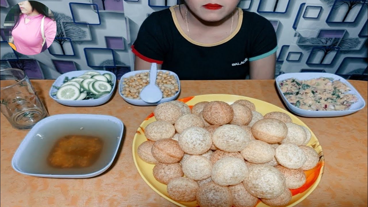 Puni Puri Eating / Golgappa Eating Show / Pani Puri Eating Show /Spicy ...