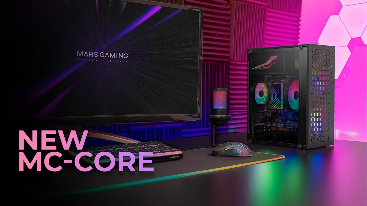 Ultra Compact Gaming Case MC-CORE I Mars Gaming - YouTube