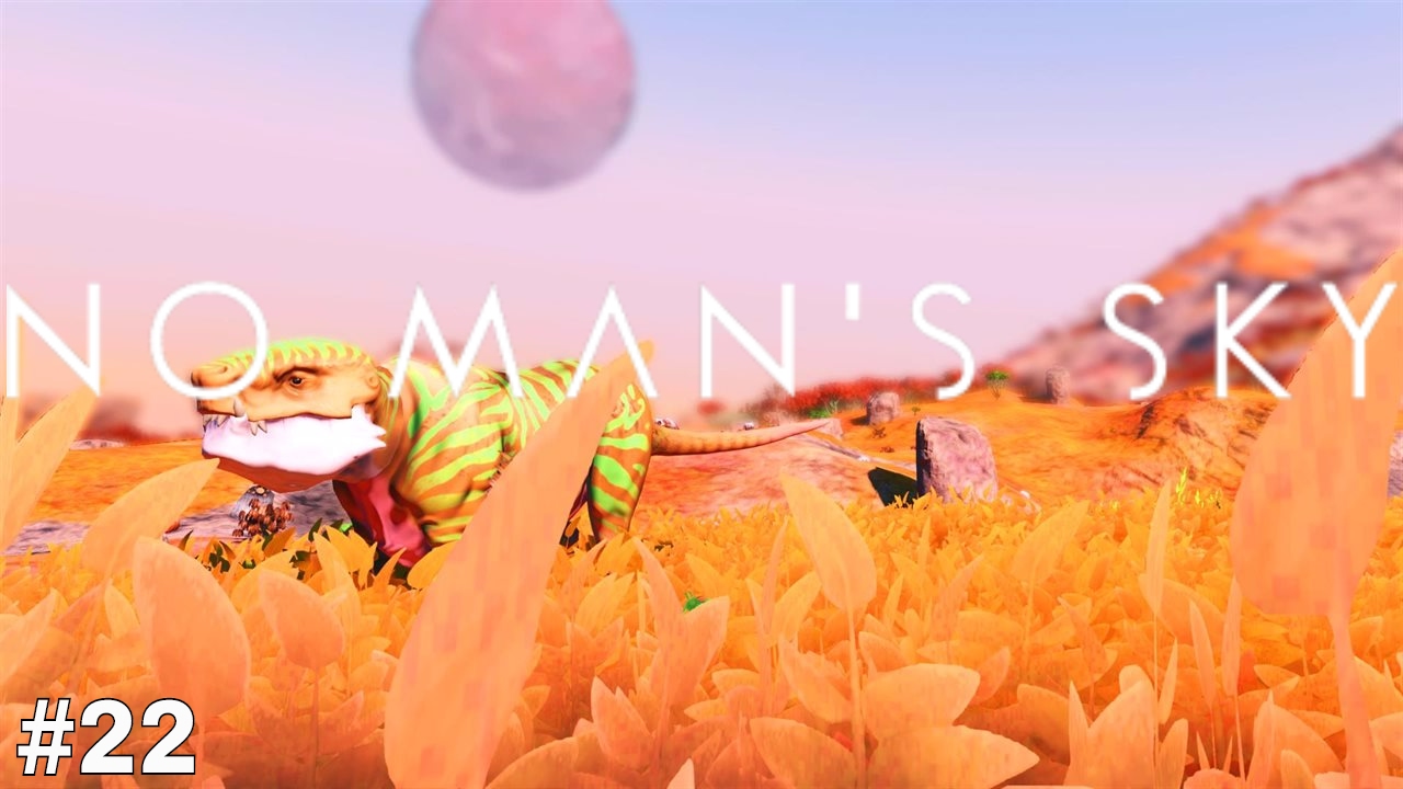No Man's Sky | Part 22: BEAUTIFUL GRASS PLANET & A HUGE T-REX!!! [NMS ...