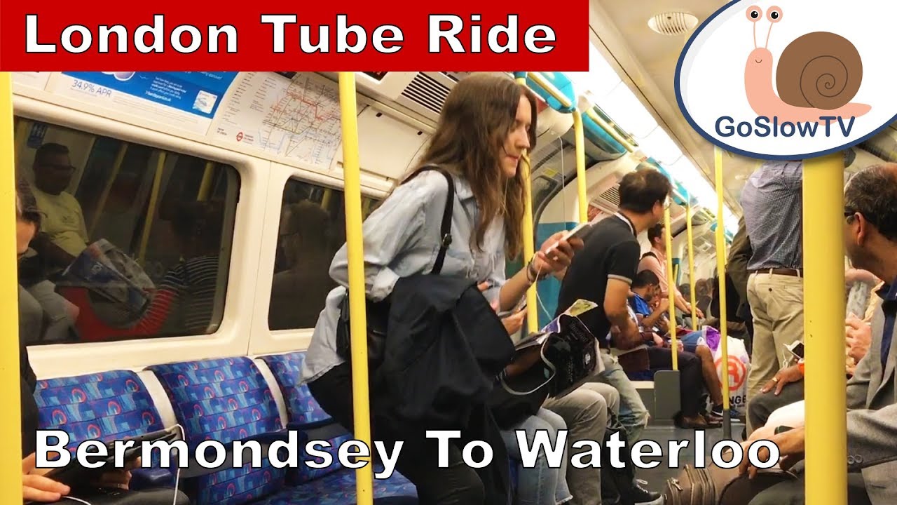 London Underground Tube Ride | Bermondsey to Waterloo | Jubilee Line ...