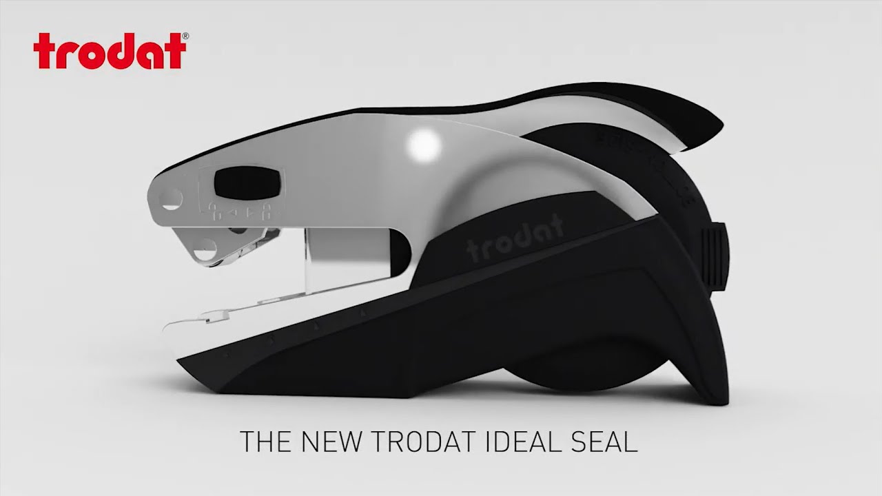 Make a Clean Impression: The New Trodat Embossing Seal - YouTube