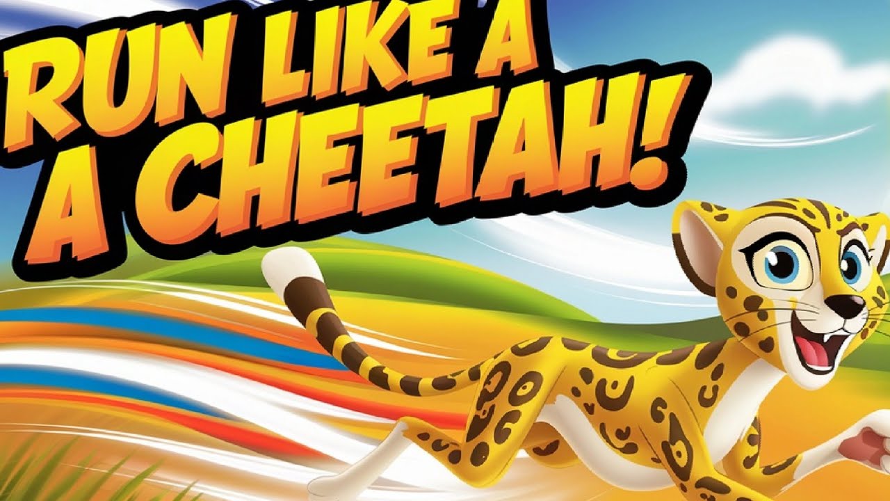 Run like A Cheetah 🐆 poem @kidsbeatsMS #kidsbeats #song #school #ai # ...