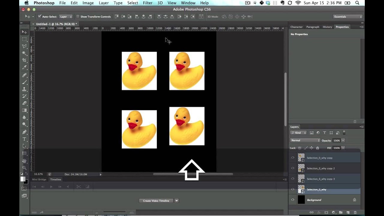 How to use the Move Tool in Photoshop - YouTube