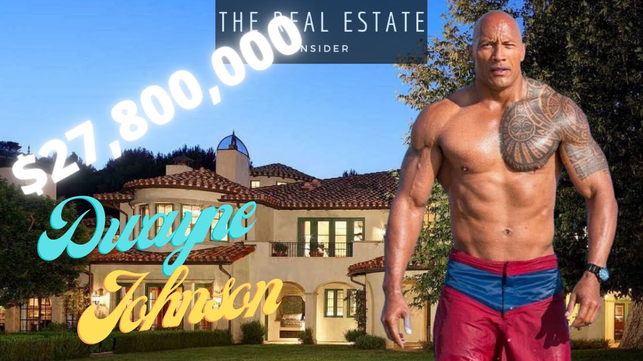 Dwayne Johnson House Tour | "The Real Estate Insider" - YouTube