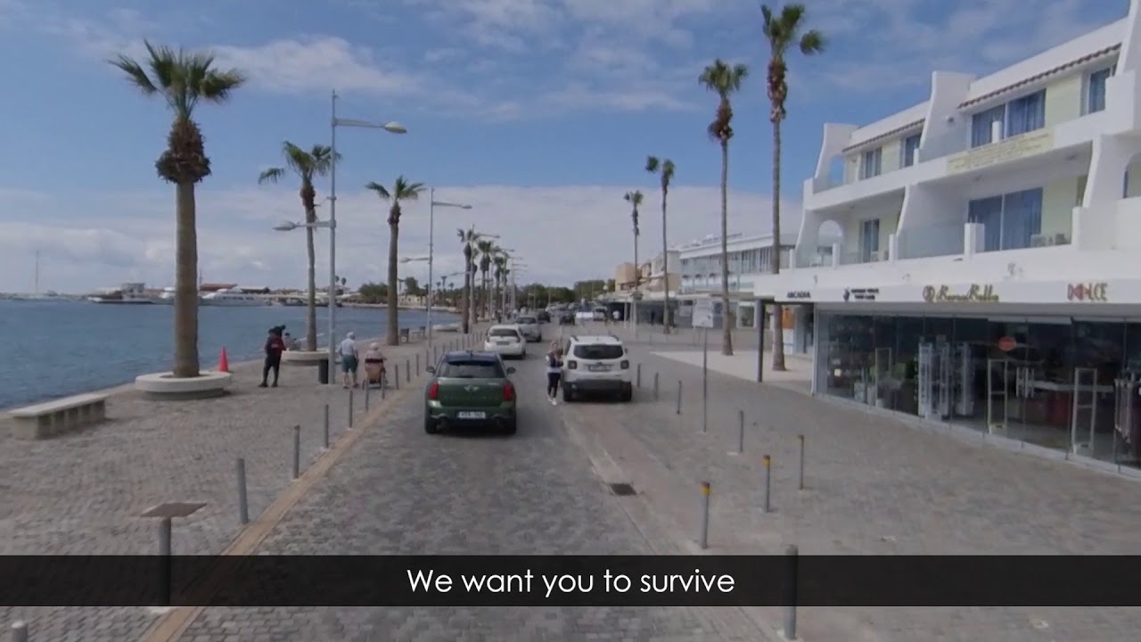 Paphos Sea Front. 16th March 2020 - YouTube