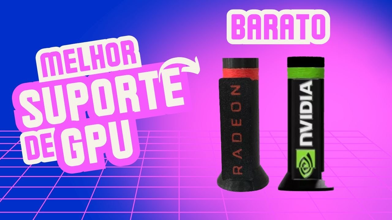 Suporte de GPU Bom, Bonito e Barato. - YouTube