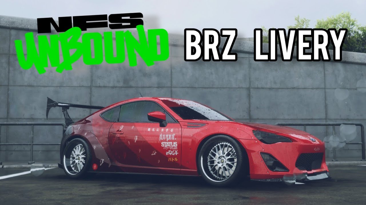 Brz livery timelapse - NFS Unbound - YouTube