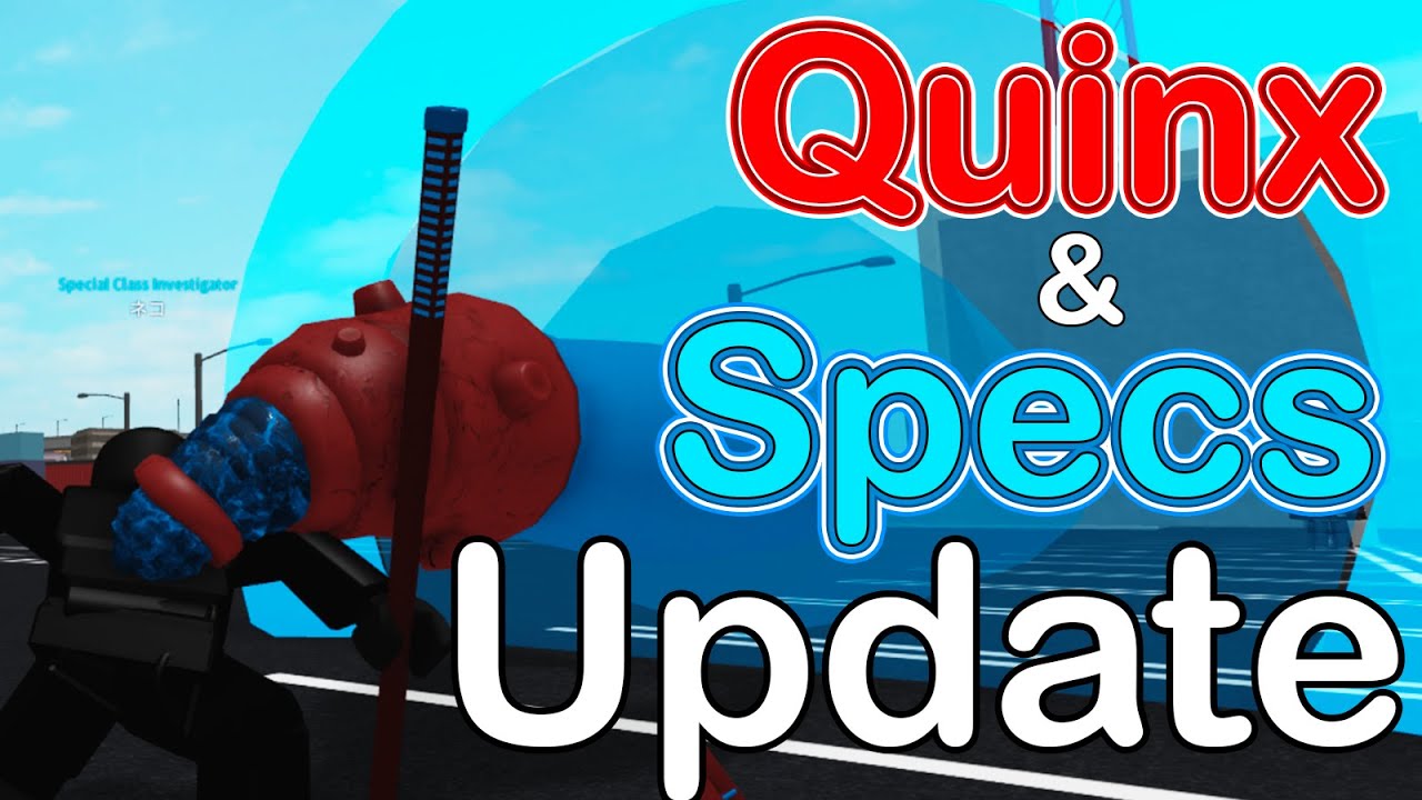 NEW QUINX And SPECS UPDATE In Ro Ghoul!! (Roblox) - YouTube