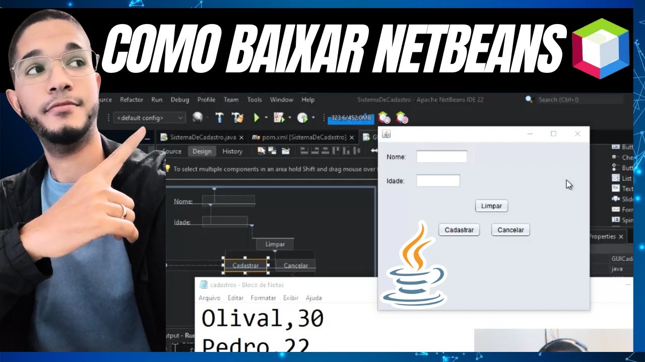 Como Baixar Netbeans Como Instalar Netbeans Netbeans Java Netbeans