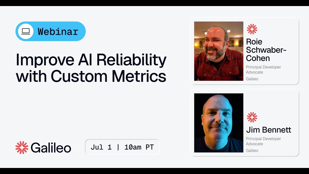 Improve AI Reliability with Custom Metrics - YouTube