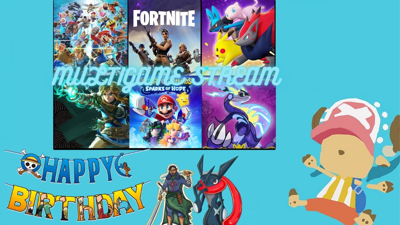 Multi Game Birthday Celebration Stream!!! - YouTube