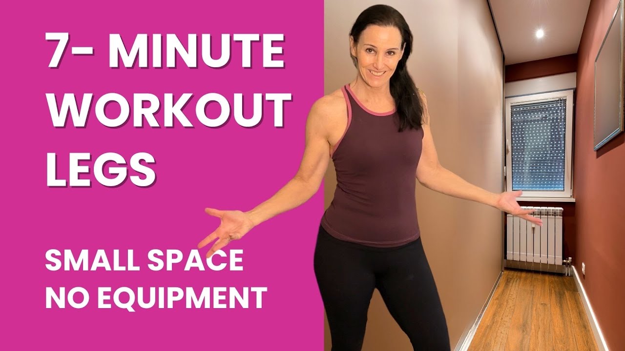 7-Minute Leg Workout Small Space No Equipment - YouTube