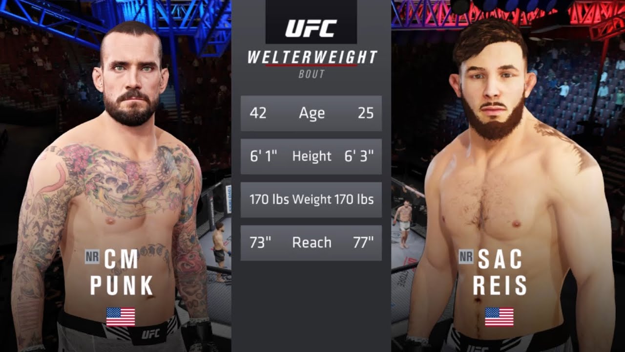 UFC 4 CAREER DEBUT FIGHT WITH CM PUNK - YouTube