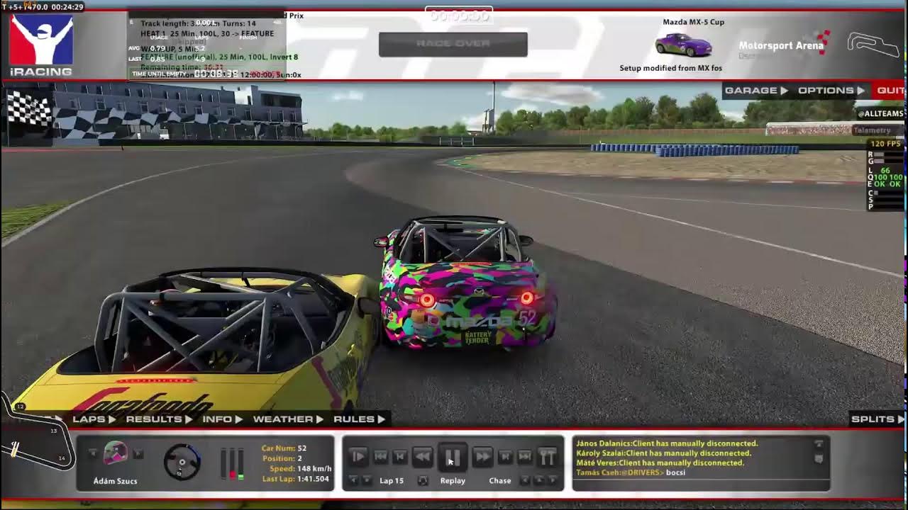 iRacing | Global Mazda MX-5 | Motorsport Arena Oschersleben - Grand Prix | - YouTube