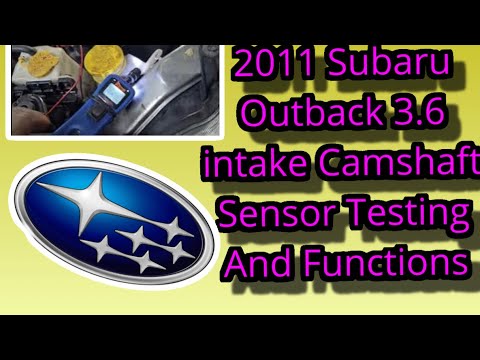 Subaru Outback Intake Camshaft Sensor Problem Diagnostic - YouTube