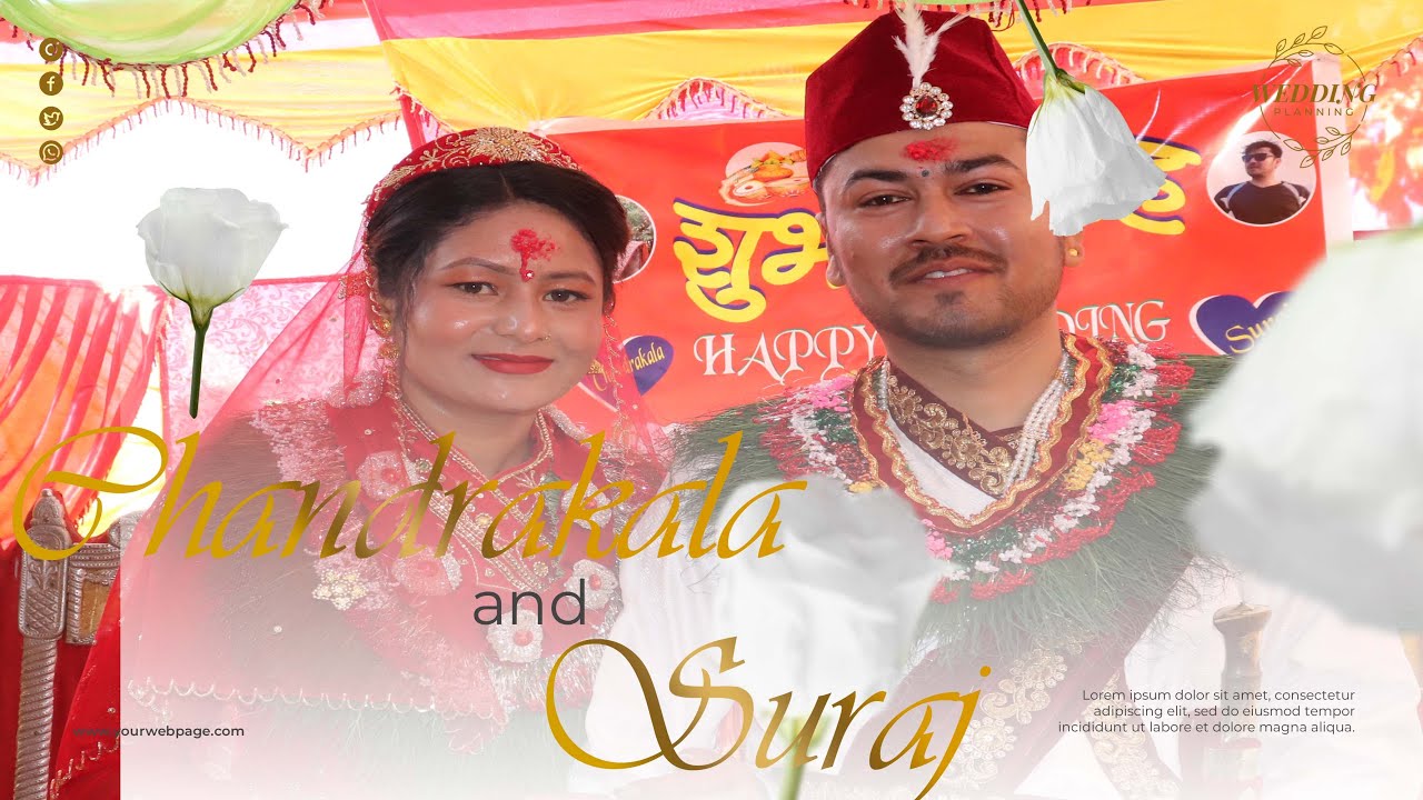 Chandrakala & Suraj Weding 2080-11-24 Phalgunanda-1, Nawamdanda ...