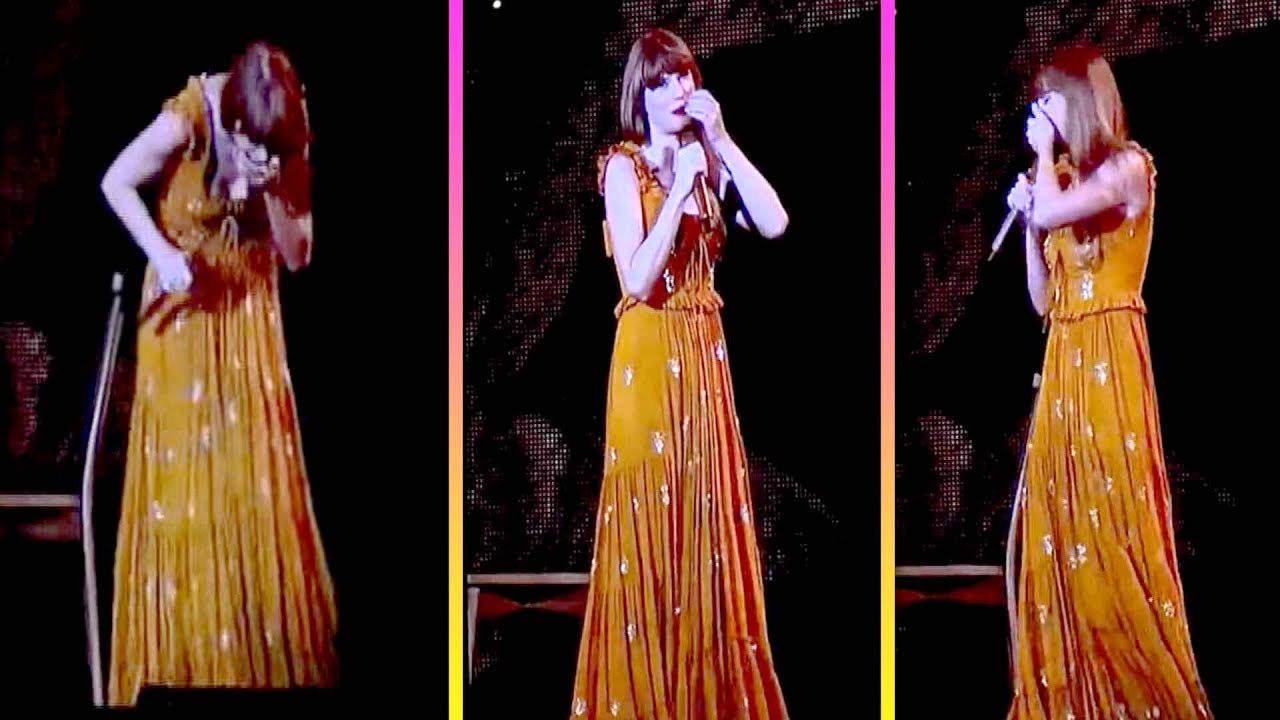 Taylor Swift SWALLOWED A BUG During 'Eras' Concert - YouTube