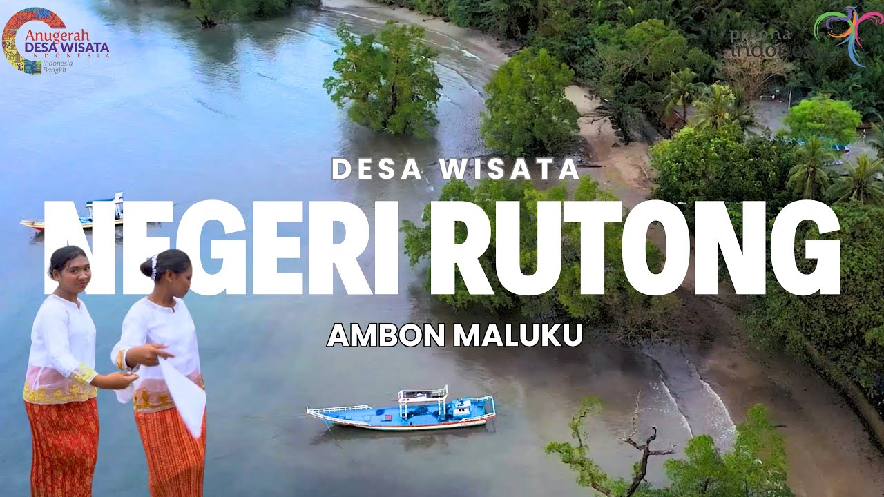 Bermain Di Pantai Pasir Putih Desa Wisata Negeri Rutong Ambon Maluku ...