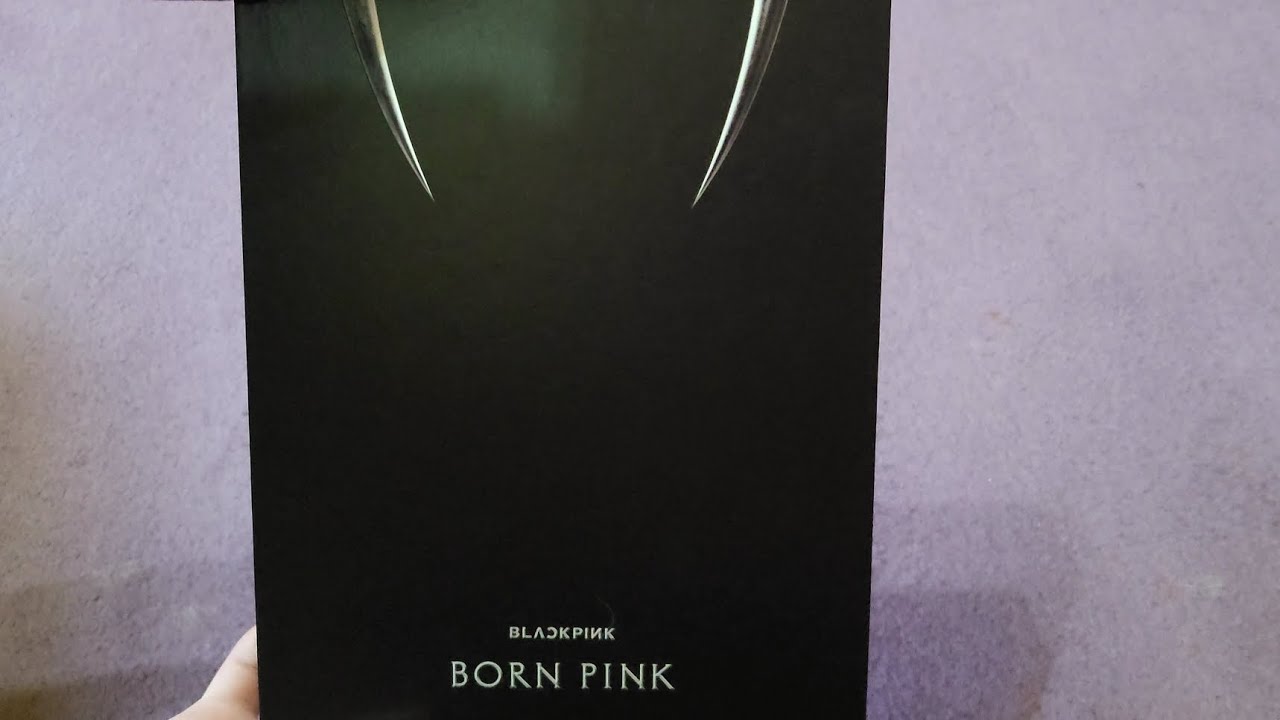 UNBOXING BLACKPINK ALBUM BORN PINK BLACK VERSION - YouTube