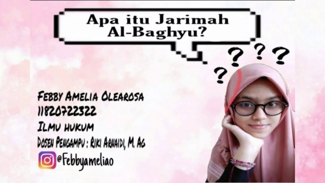 Jarimah al-Baghyu (Pemberontakan) - YouTube