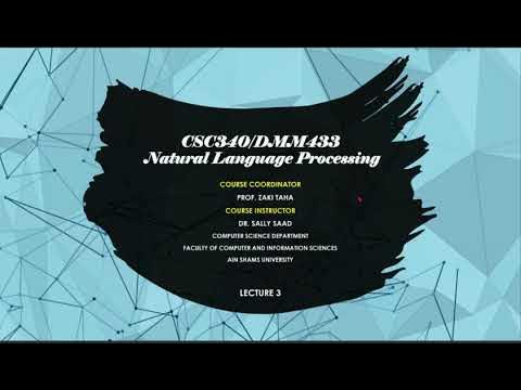 NLP Lec 3 Part1 - YouTube