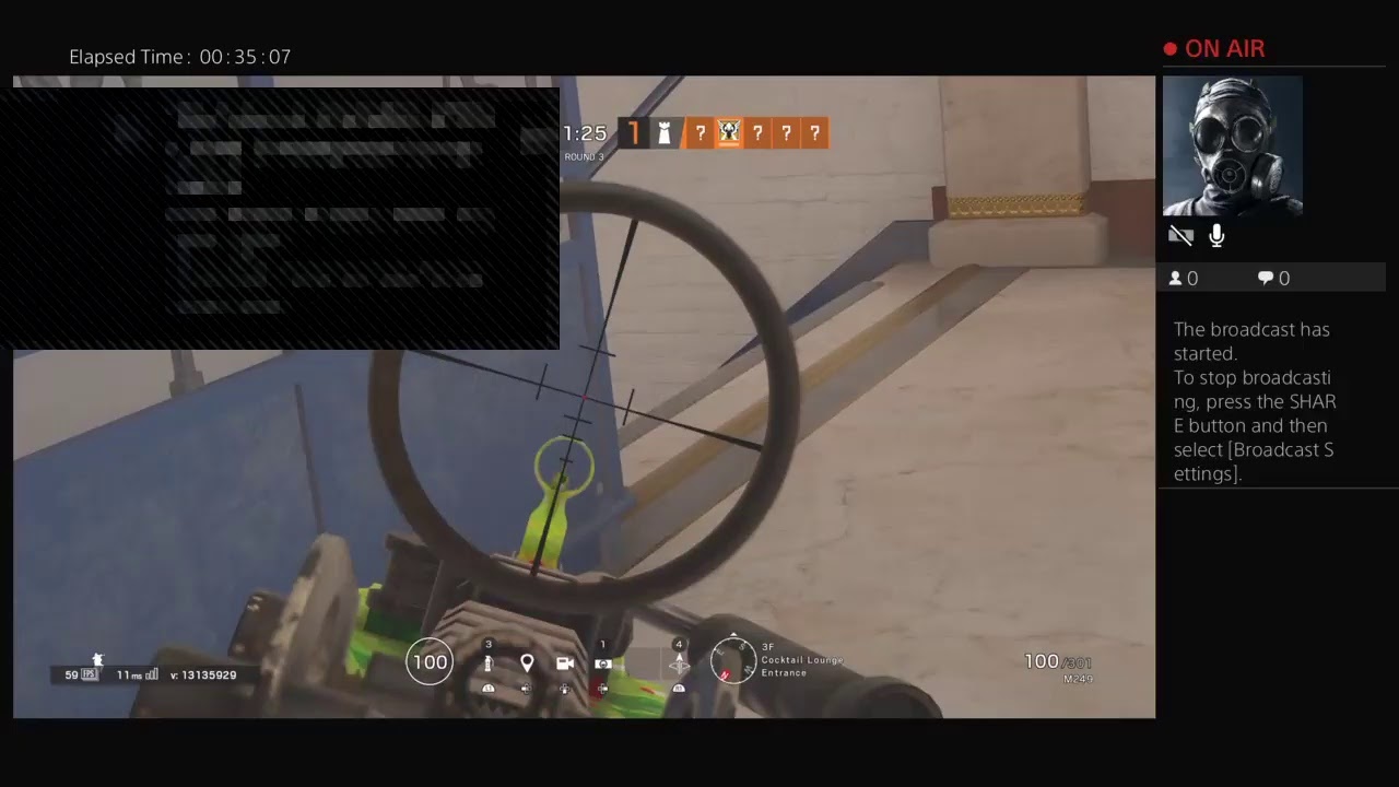 R6 seige operation phantom sight stream - YouTube