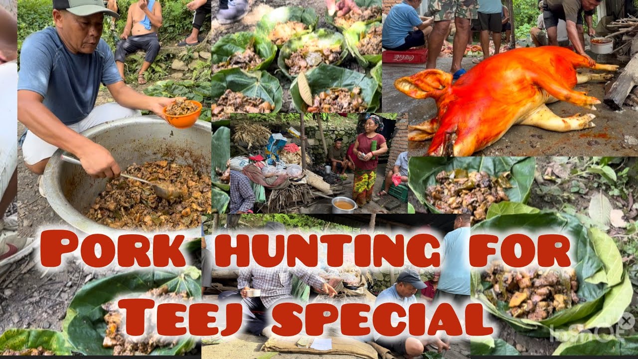 Pork hunting for Teej special with group - YouTube