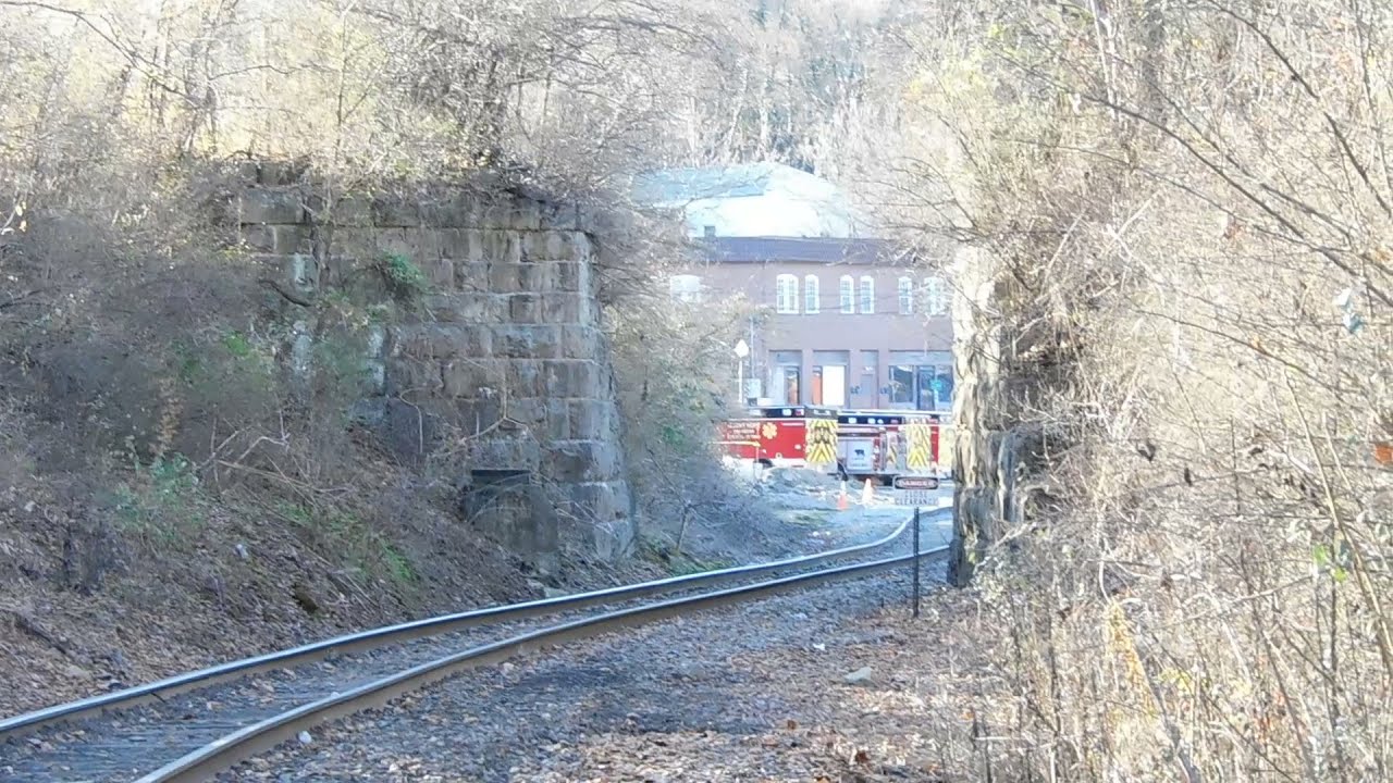 old rail way right of way mount hope west virginia - YouTube