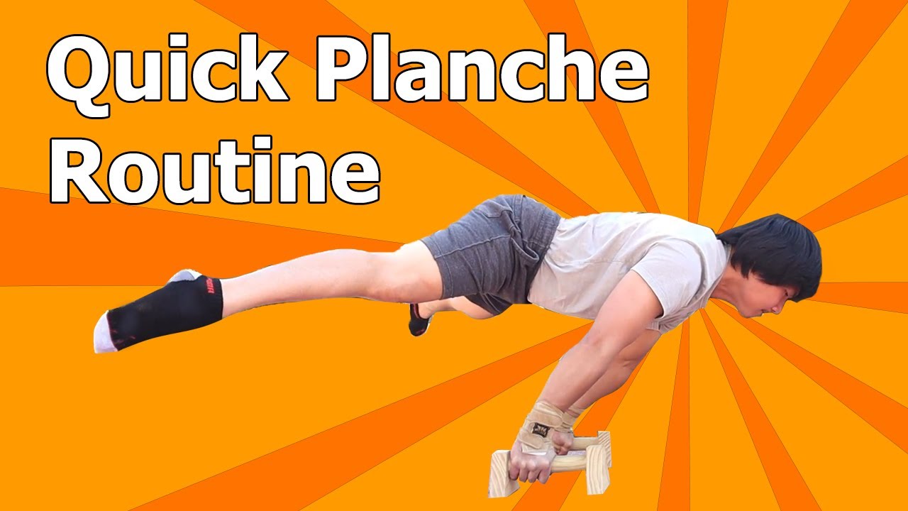 FULL PLANCHE ROUTINE - How to Strength Gain with Planche - YouTube