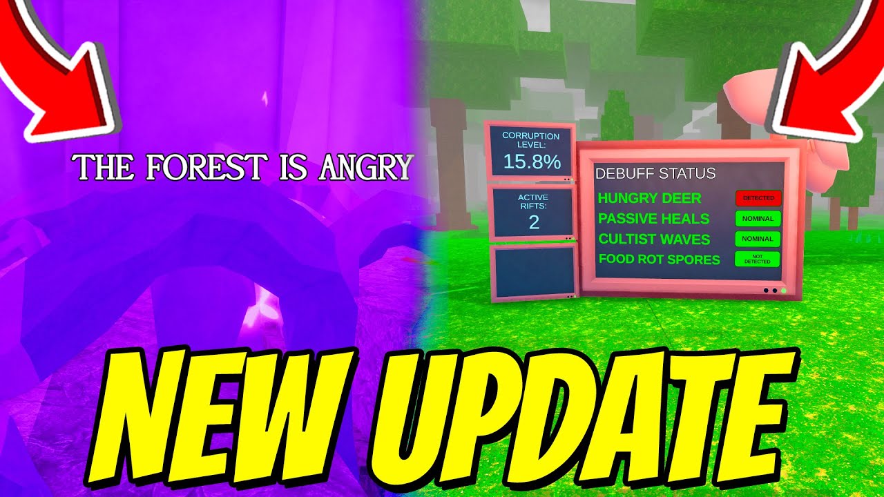 FULL GUIDE To The HARD MODE UPDATE & CORRUPTION In 99 Nights In The ...