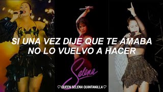 Selena - Si Una Vez (Live Performances Mix) Letra / Lyrics 💜 Chords ...