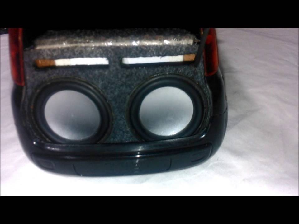 Mini Replica Subwoofer JL Audio W13 - YouTube