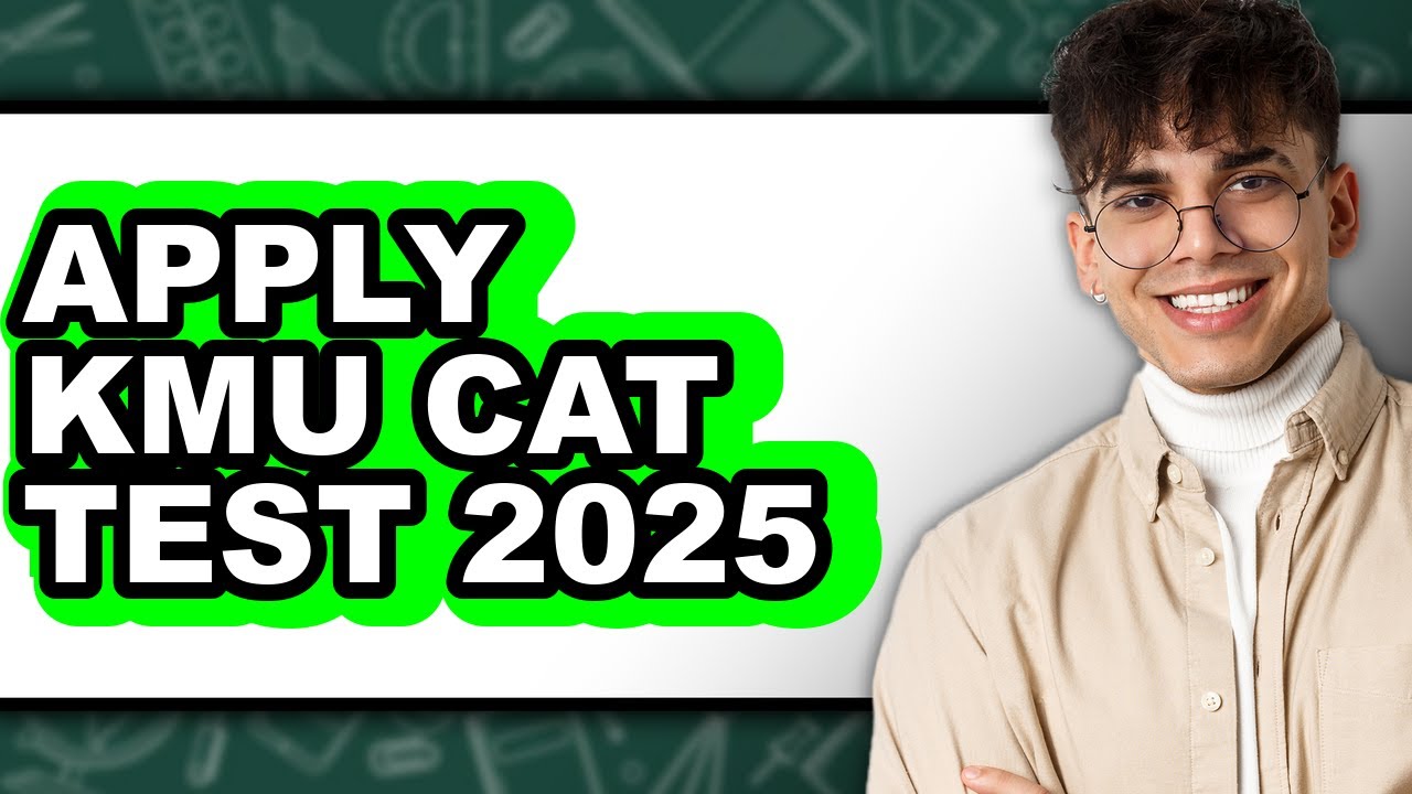 How to Apply Kmu Cat Test 2025 (only Way) - YouTube